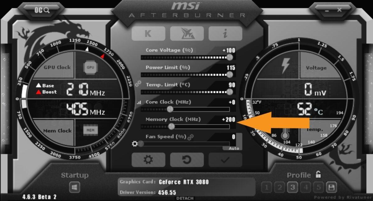 NVIDIA Geforce RTX 3080 Guide Overclocking