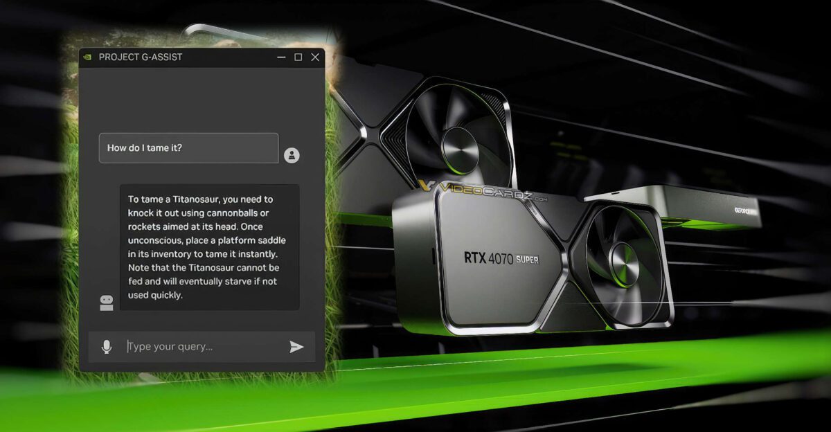 NVIDIA dévoile Project G-Assist: Assistants IA pour les joueurs